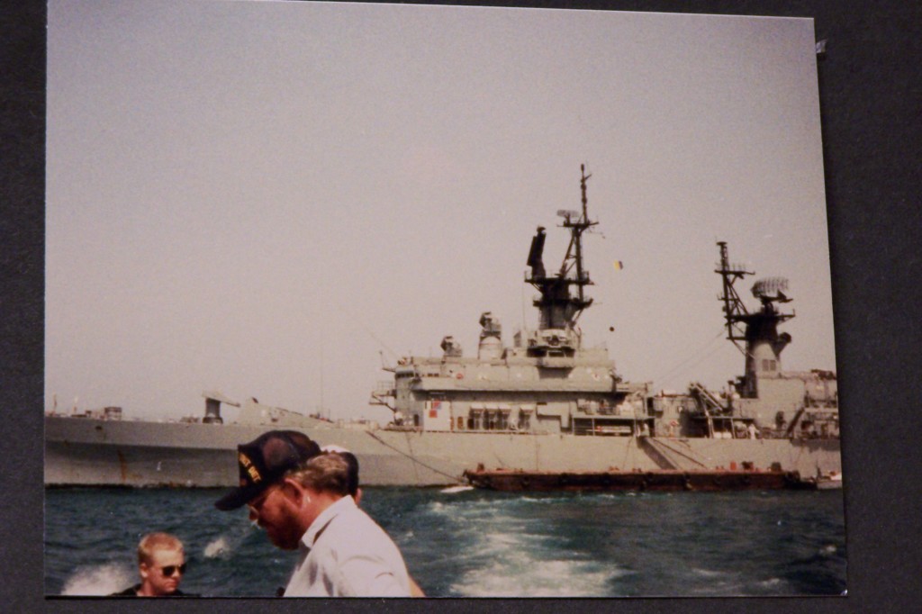 USS Wainwright CG-28 at Sitrah Anchorage, Bahrain as Viewed From ...